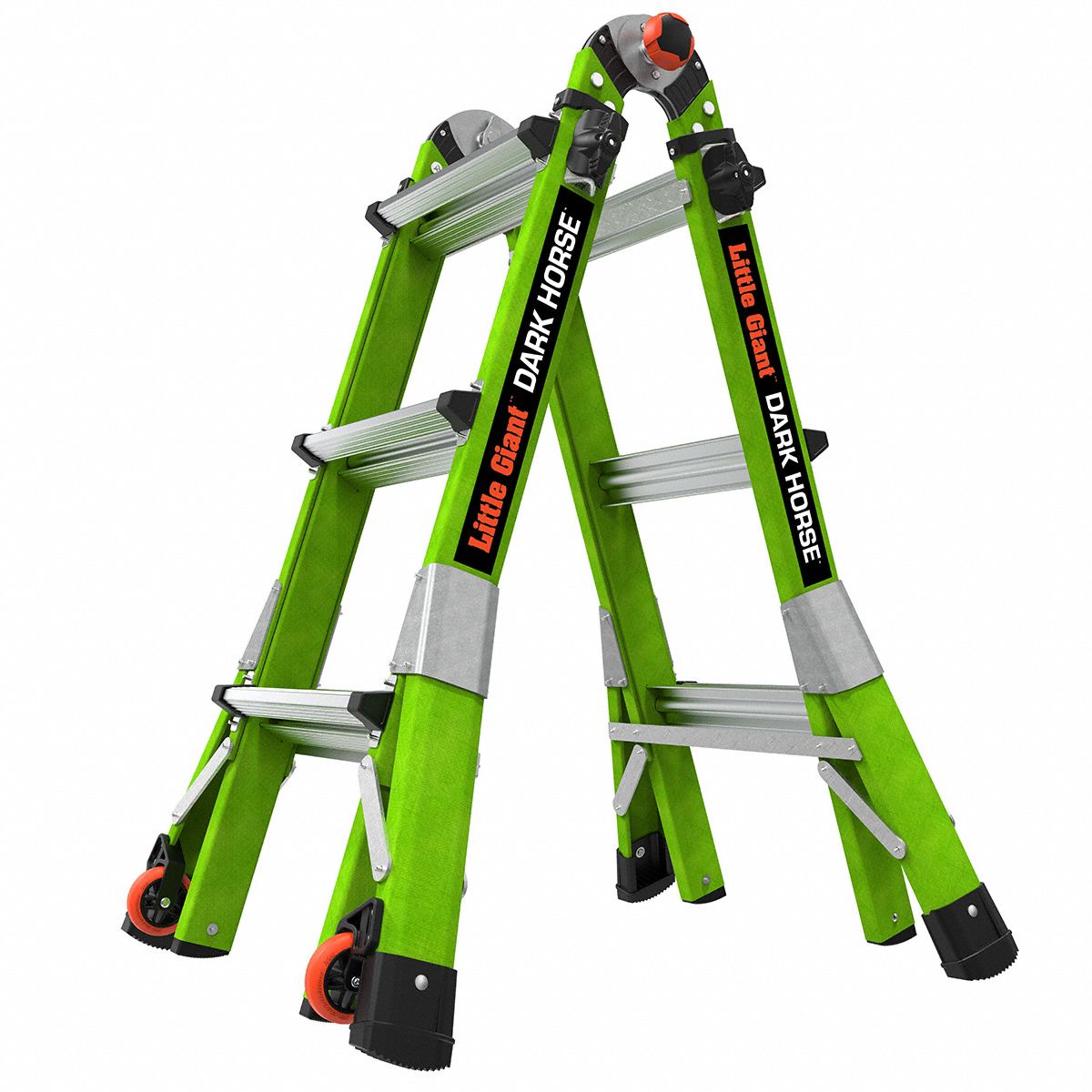 LITTLE GIANT, 3 Configurations, Fiberglass, Combination Ladder - 803J09 ...