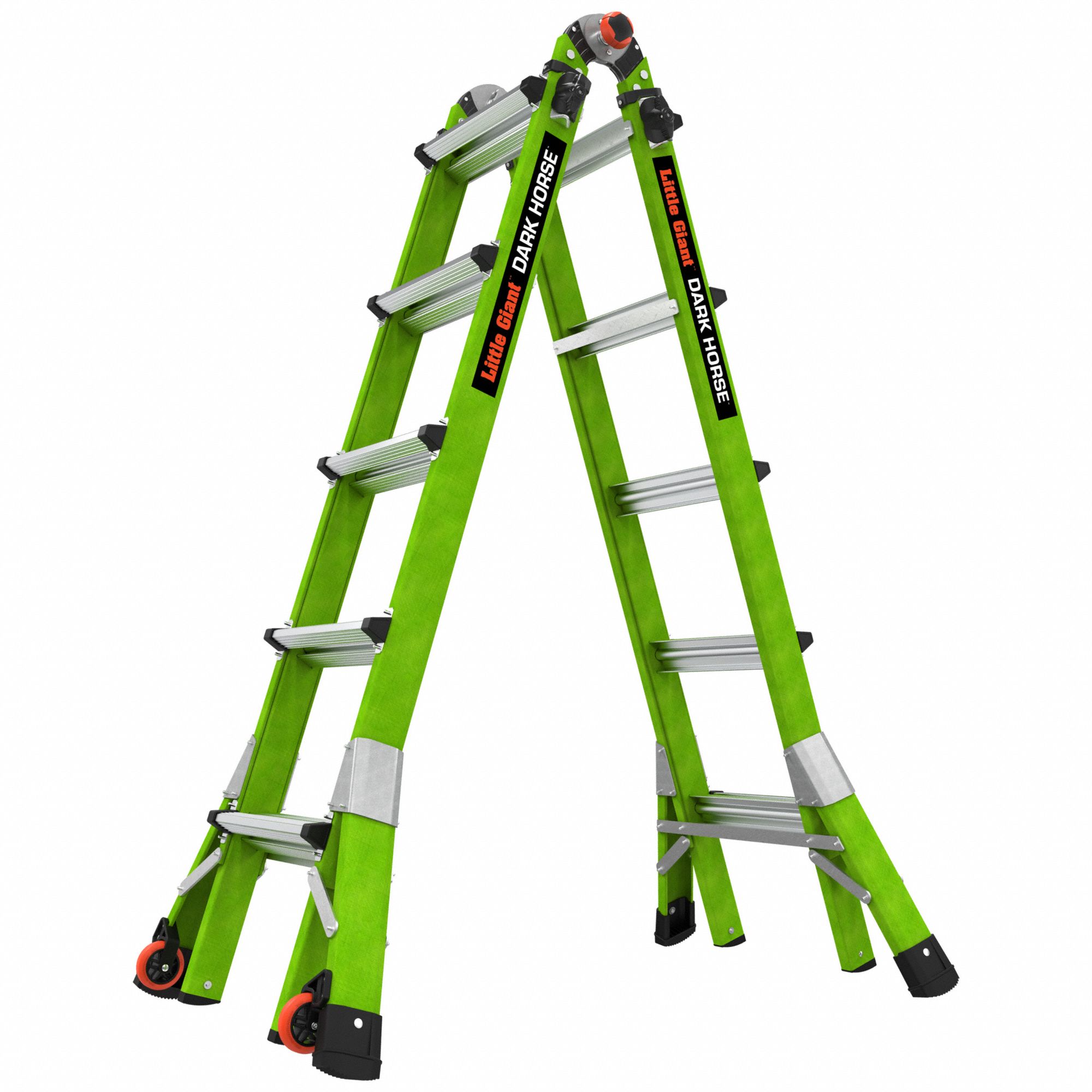 LITTLE GIANT, 3 Configurations, Fiberglass, Combination Ladder - 794JE6 ...
