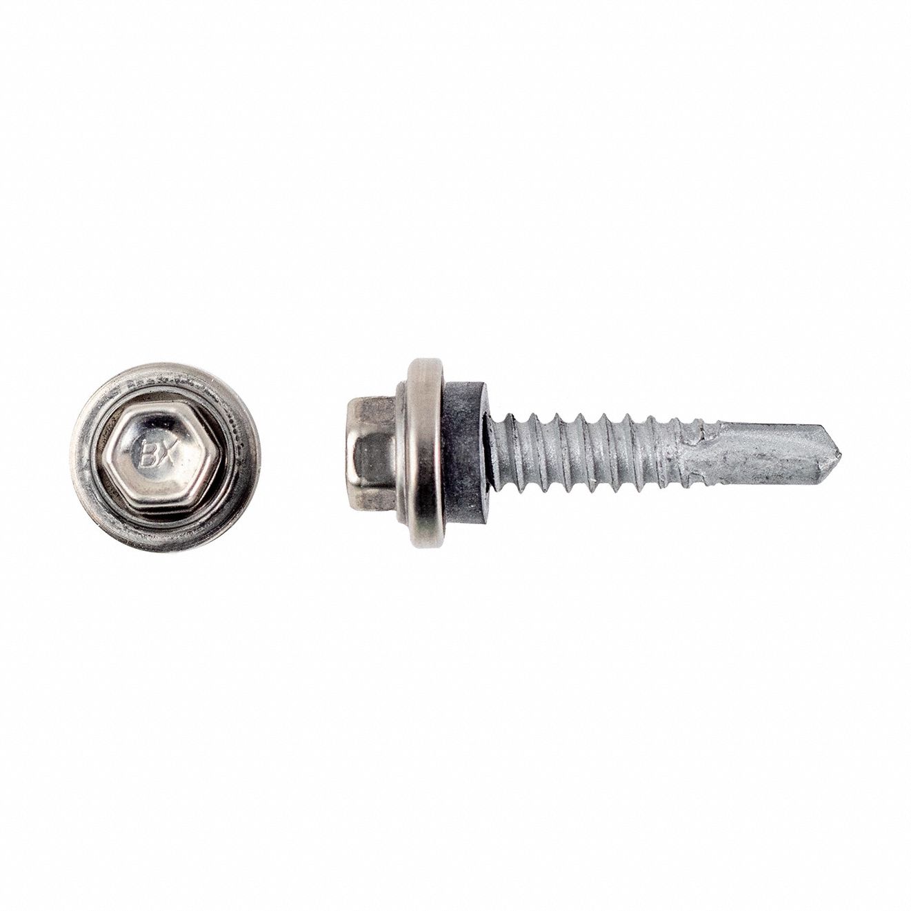 1/4 in Size, 1 1/4 in Lg, Self-Drilling Screw - 848D27|1616000 - Grainger
