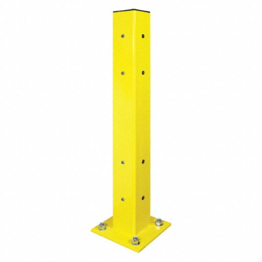WORLDPRO-WORLDRAIL, 42 1/2 in Overall Ht, Steel, Corner Post - 161A26 ...