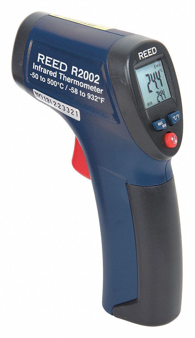 REED INSTRUMENTS, Compact Thermometer,Infrared,8-1 - 161A93|R2002 ...