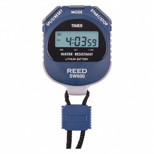 REED INSTRUMENTS Stopwatch,Digital,48",Nylon Lanyard: Digital, Count Up ...
