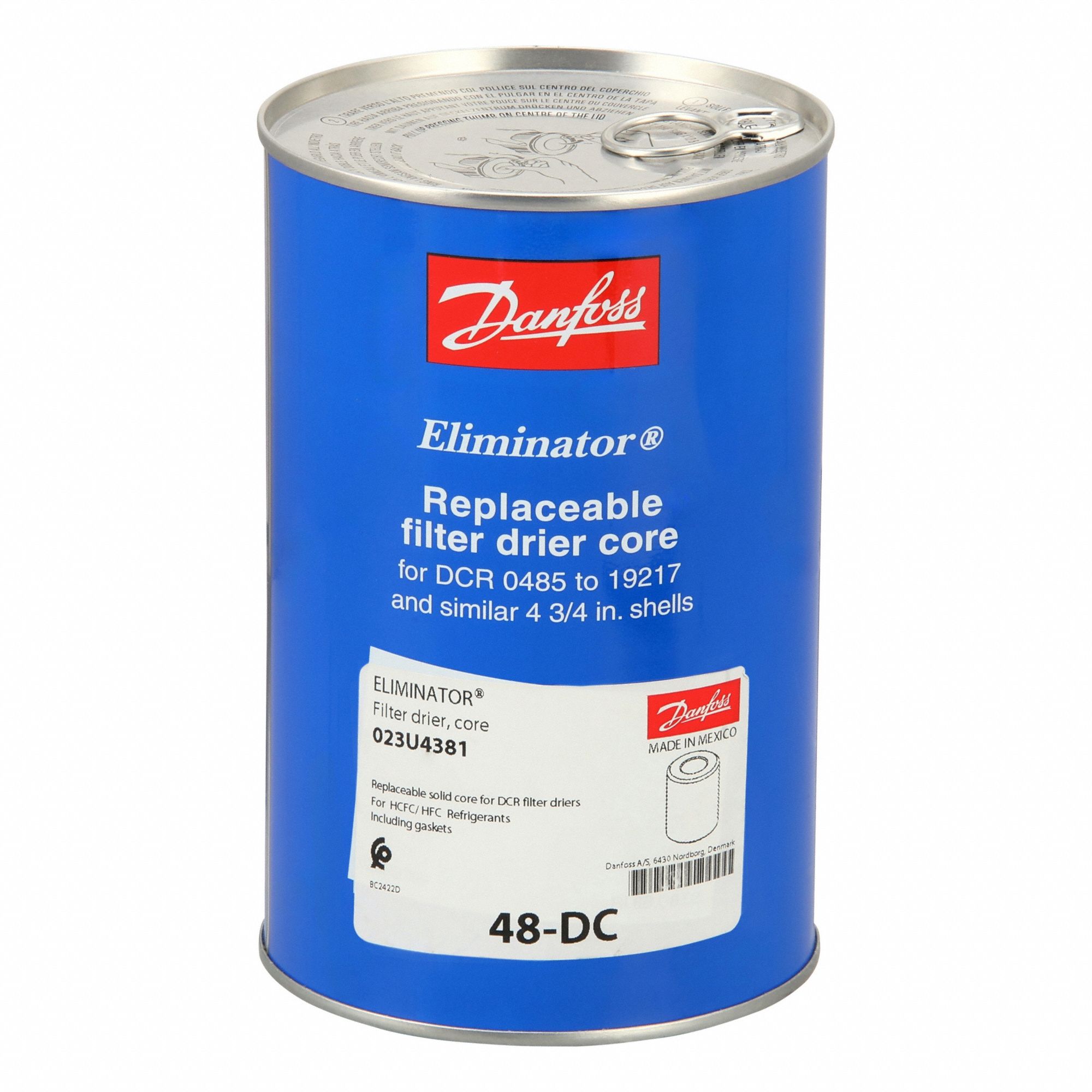 DANFOSS, 023U4381 Mfr Part #, Filter Dryer Core - 161J28|023U4381 ...
