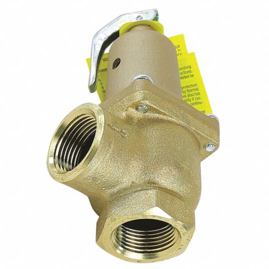 WATTS Pressure Safety Relief Valve, 1", 150 psi, Fits Brand Watts, For ...