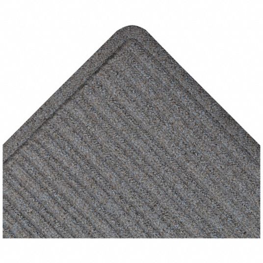 NOTRAX Entrance Runner: Ribbed, Indoor/Outdoor, Heavy, 4 ft x 10 ft, 3/ ...
