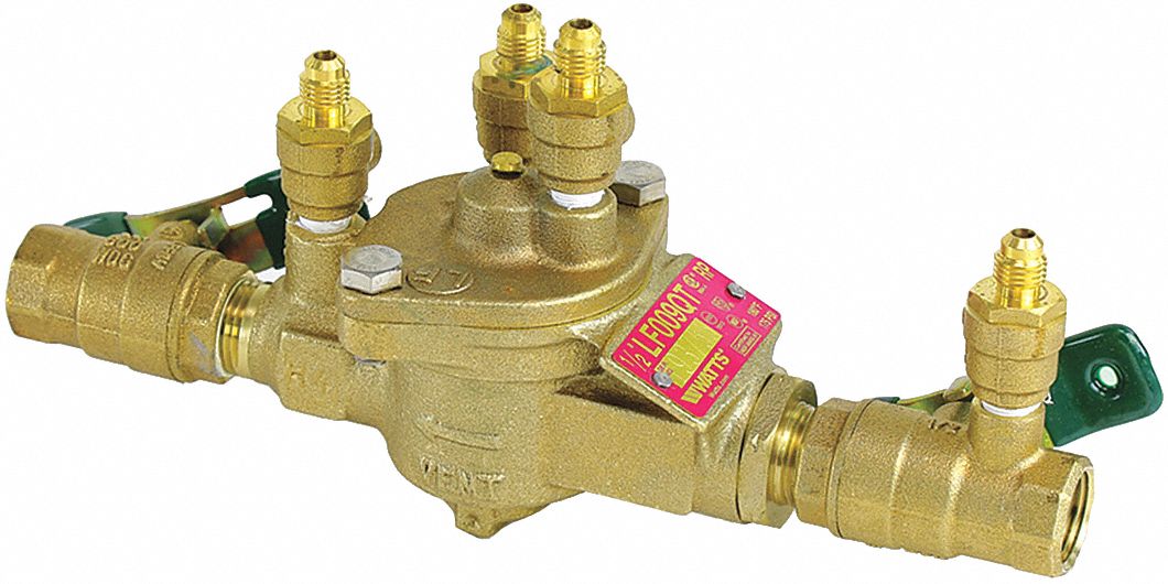 WATTS Reduced Pressure Zone Assembly, 1/2": For 009QT, Fits Watts Brand ...