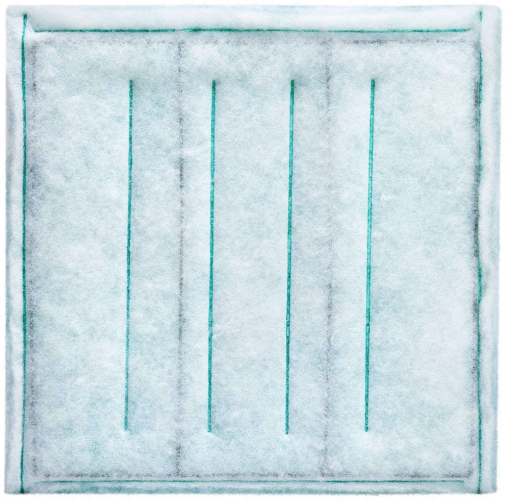 GRAINGER, 20 in x 20 in x 1 in, 20 in Section Wd, Ring Panel Air Filter ...