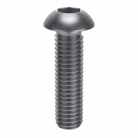 M8x1.25 Thread Size, 30 mm Lg, Socket Head Cap Screw - 164K89|L07150 ...