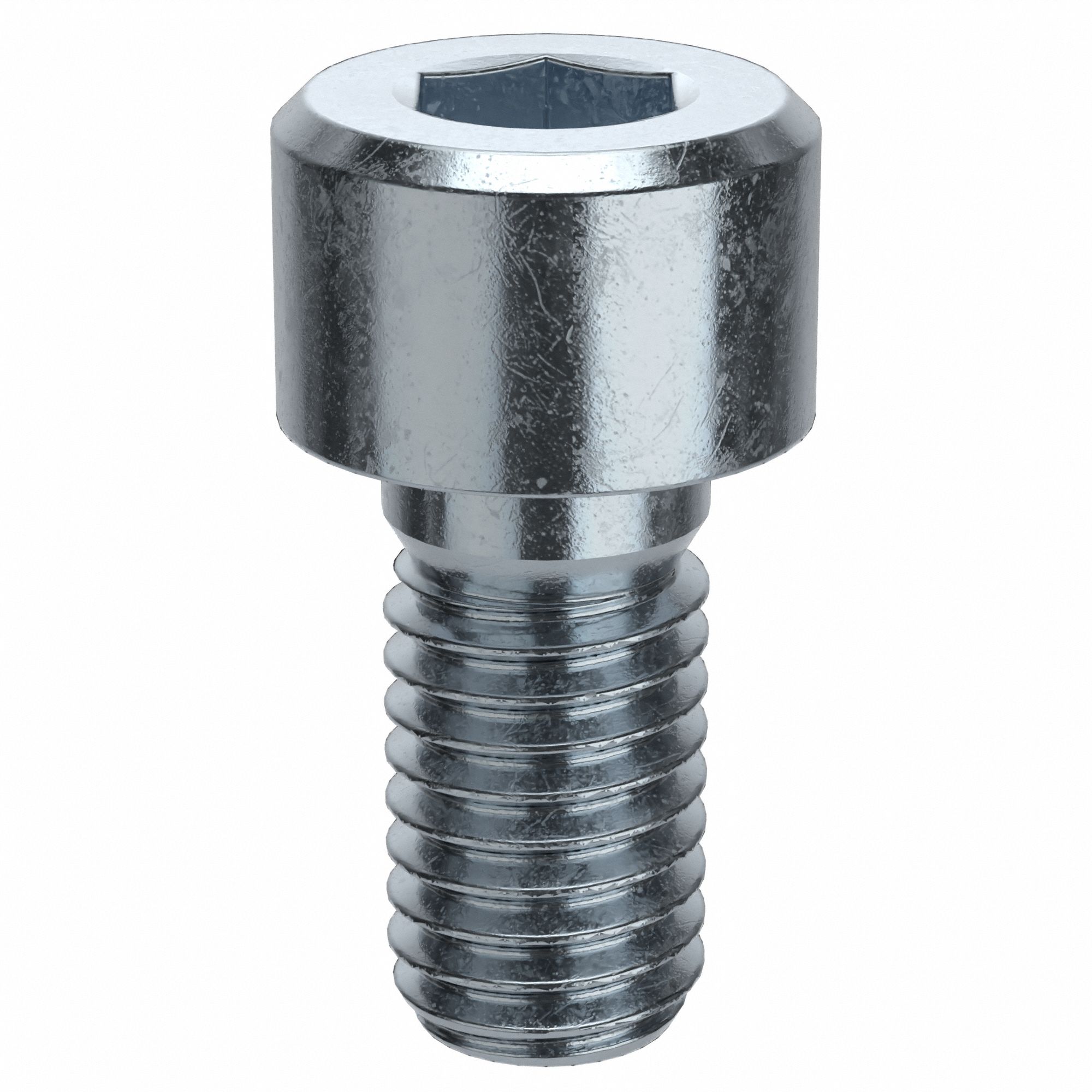 M8x1.25 Thread Size, 16 mm Lg, Socket Head Cap Screw - 164M88|L07160 ...