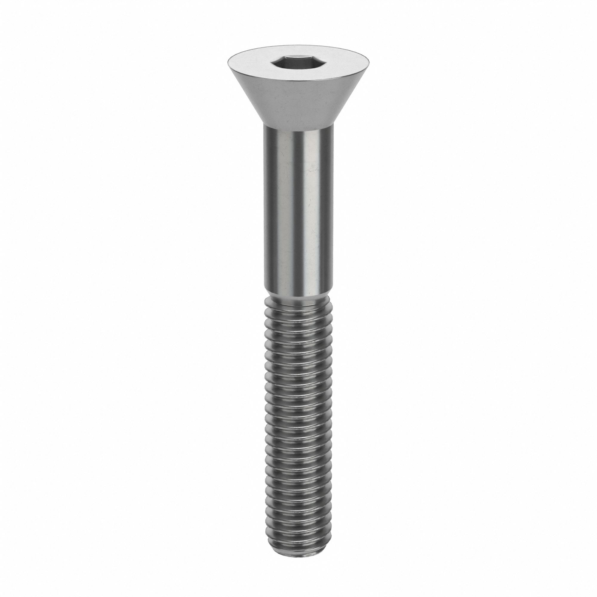 M6-1 Thread Size, 45 mm Lg, Socket Head Cap Screw - 164V43|L51060.060. ...