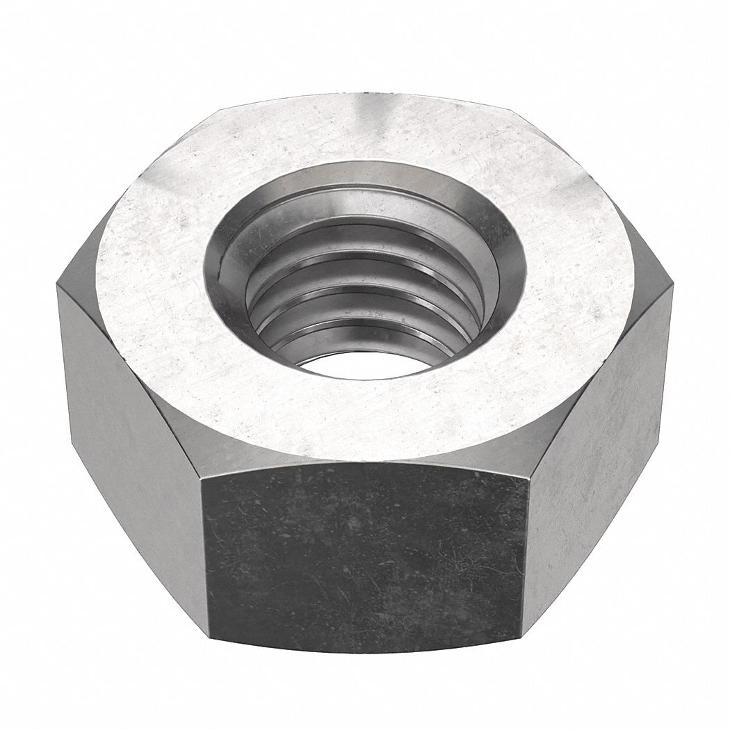 3/8"-16 Thread, 11/16 in Hex Wd, Hex Nut - 164Y06|B51081.037.0001 ...