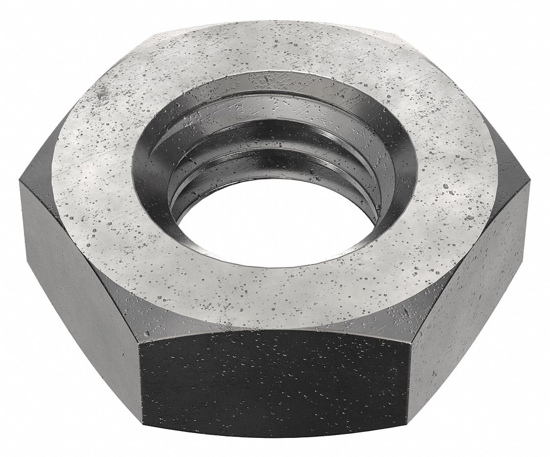 7/16"-14 Thread, 3/4 in Hex Wd, Jam Nut - 164Y12|B11390.043.0001 - Grainger