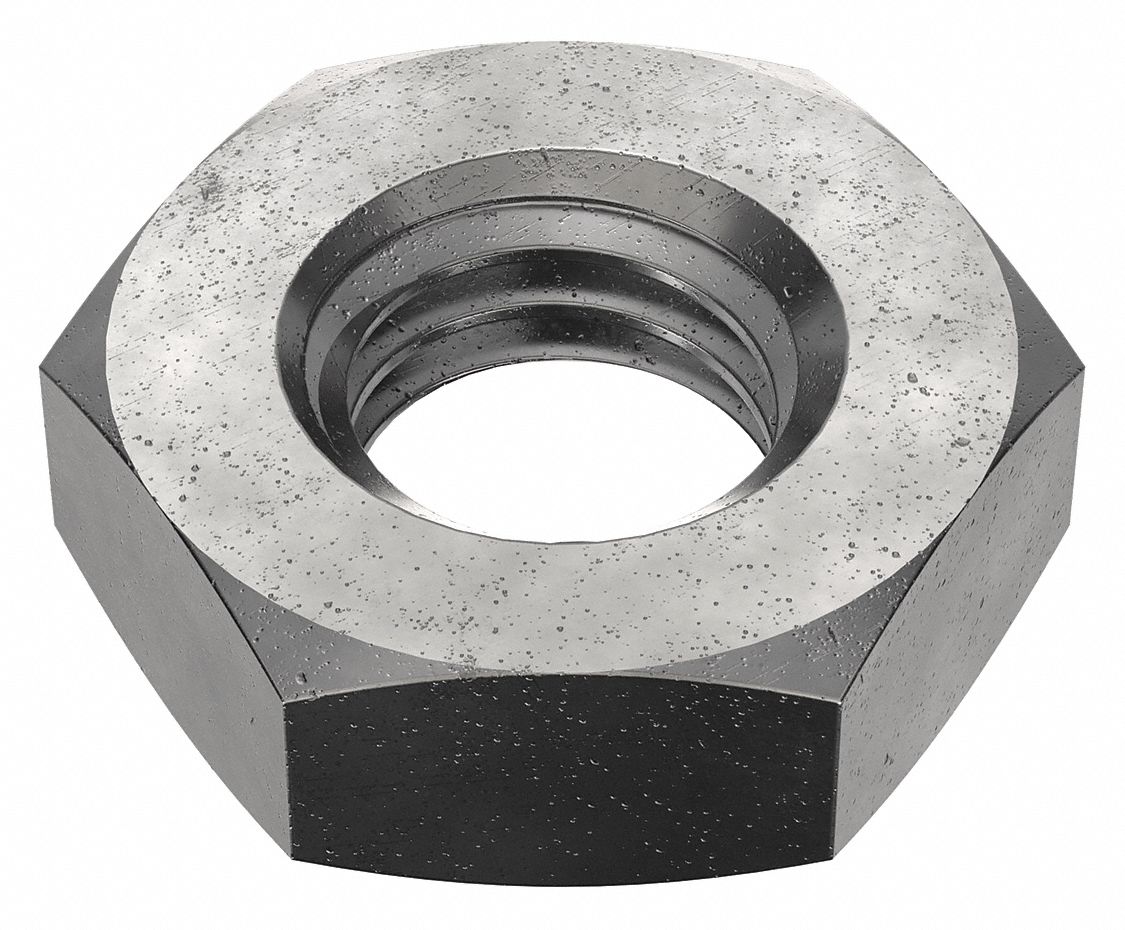 Heavy Jam, 1/2"-13 Thread, Jam Nut - 164Y13|B11390.050.0001 - Grainger