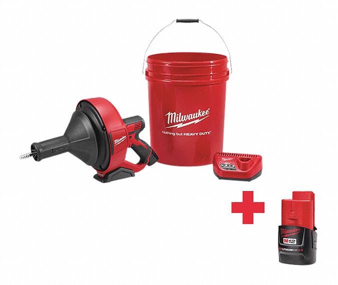 Drain Gun Kit,(2) Batteries Included - Grainger