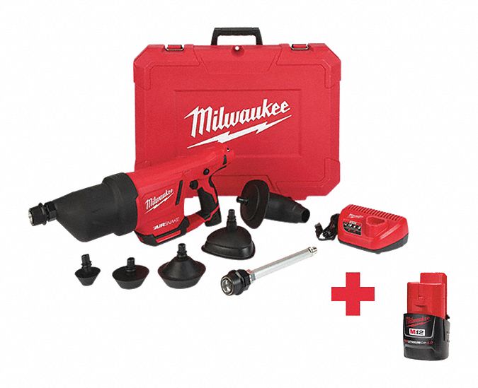 Drain Gun Kit,(2) Batteries Included - Grainger