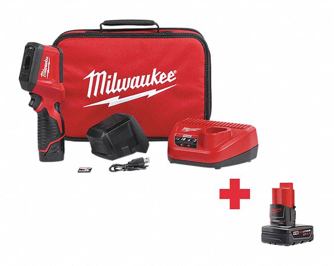 MILWAUKEE, Harsh Environment Infrared Cameras, 26.8° x 35.4°, Infrared ...