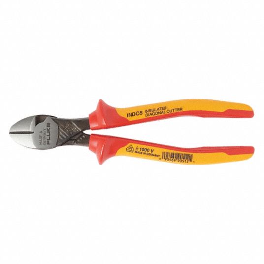 Std, Straight, Diagonal Cutter 8" - 165NV0|INDC8 - Grainger