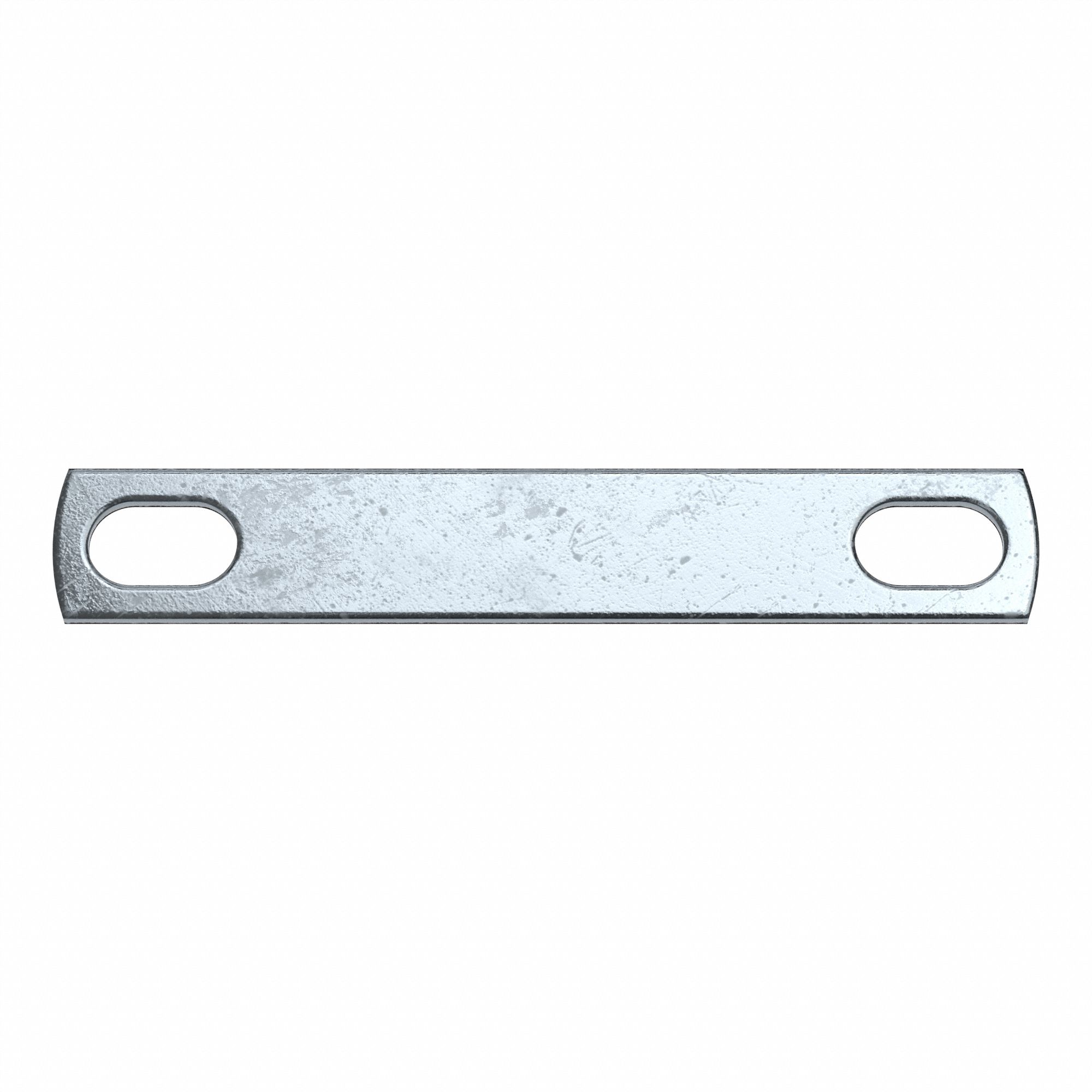 Steel, 1 in Wd, U-Bolt Mounting Plate - 166T61|B17253.056.0387 - Grainger