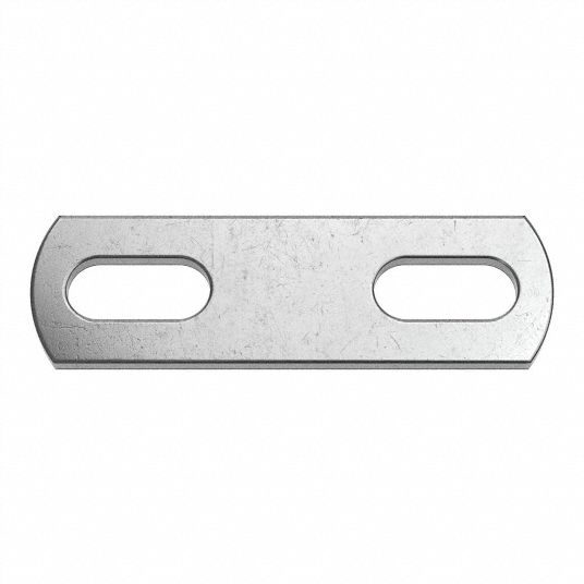 Stainless Steel, 3/4 in Wd, U-Bolt Mounting Plate - 166T63|B17257.031. ...