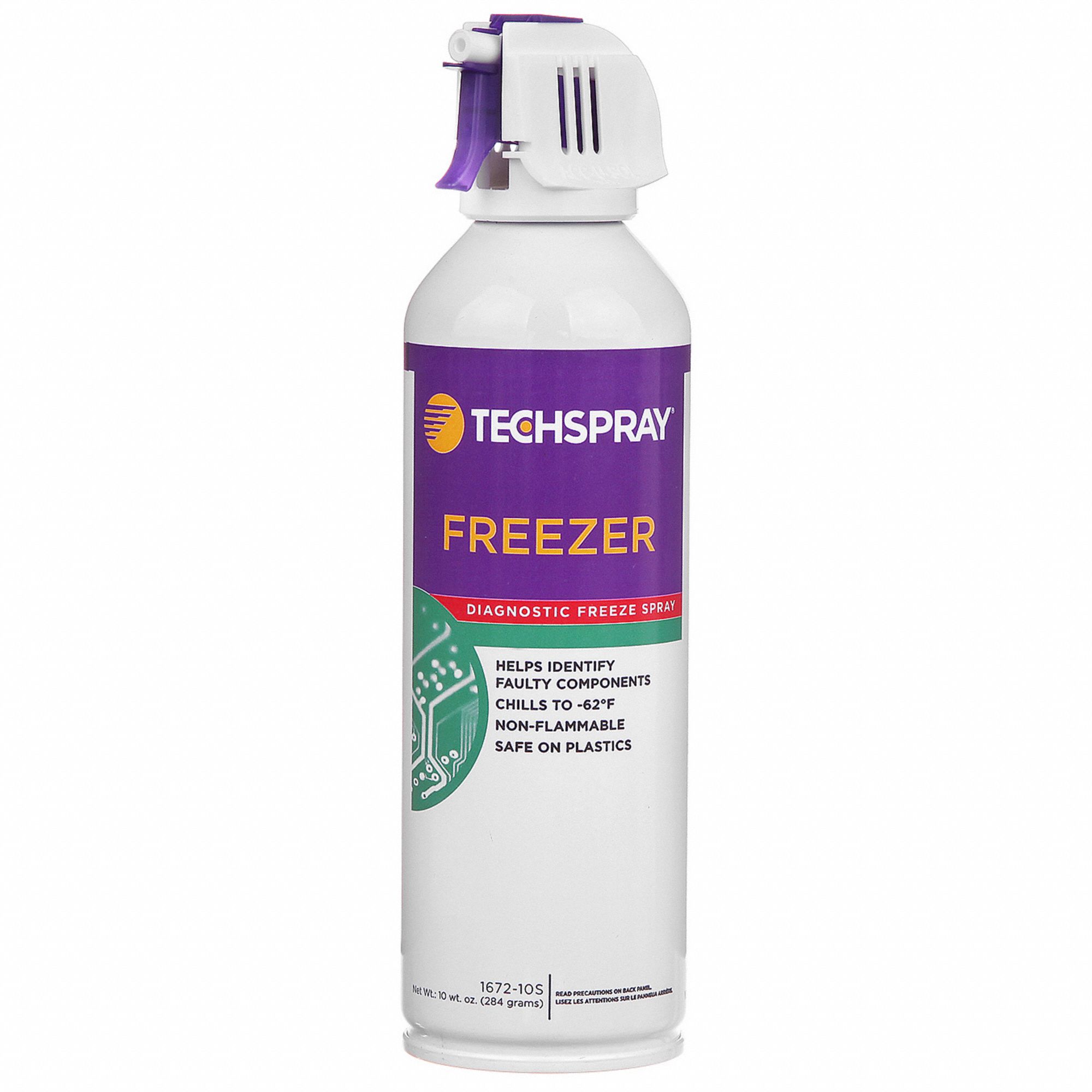 TECHSPRAY, Trigger Spray Can, 10 oz, Diagnostic Freezer - 22HU69|1672 ...
