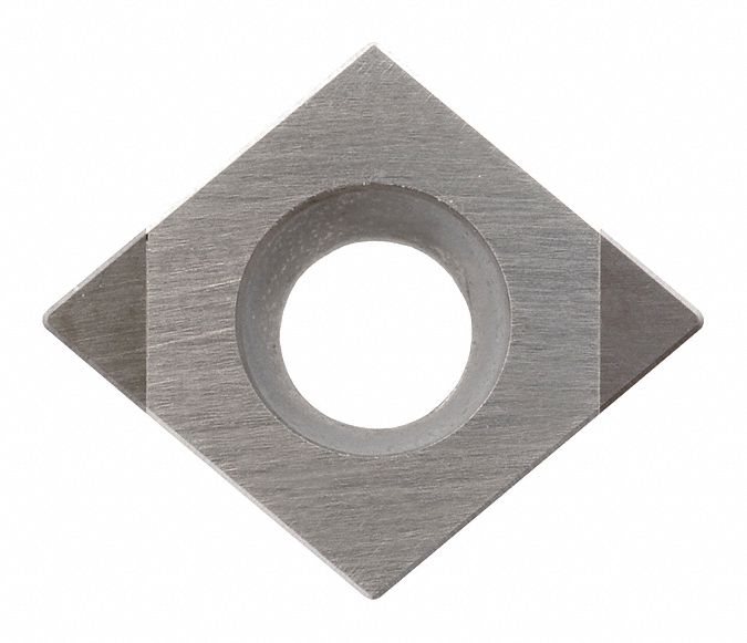 KYOCERA, Neutral, 3/32 in Thick, Diamond Turning Insert - 167HP3 ...