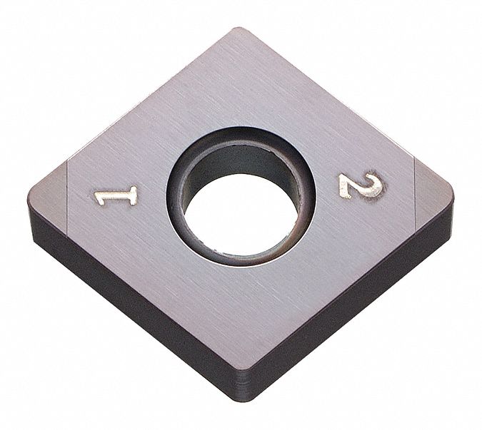 KYOCERA, Neutral, 3/16 in Thick, Diamond Turning Insert - 167FZ8 ...