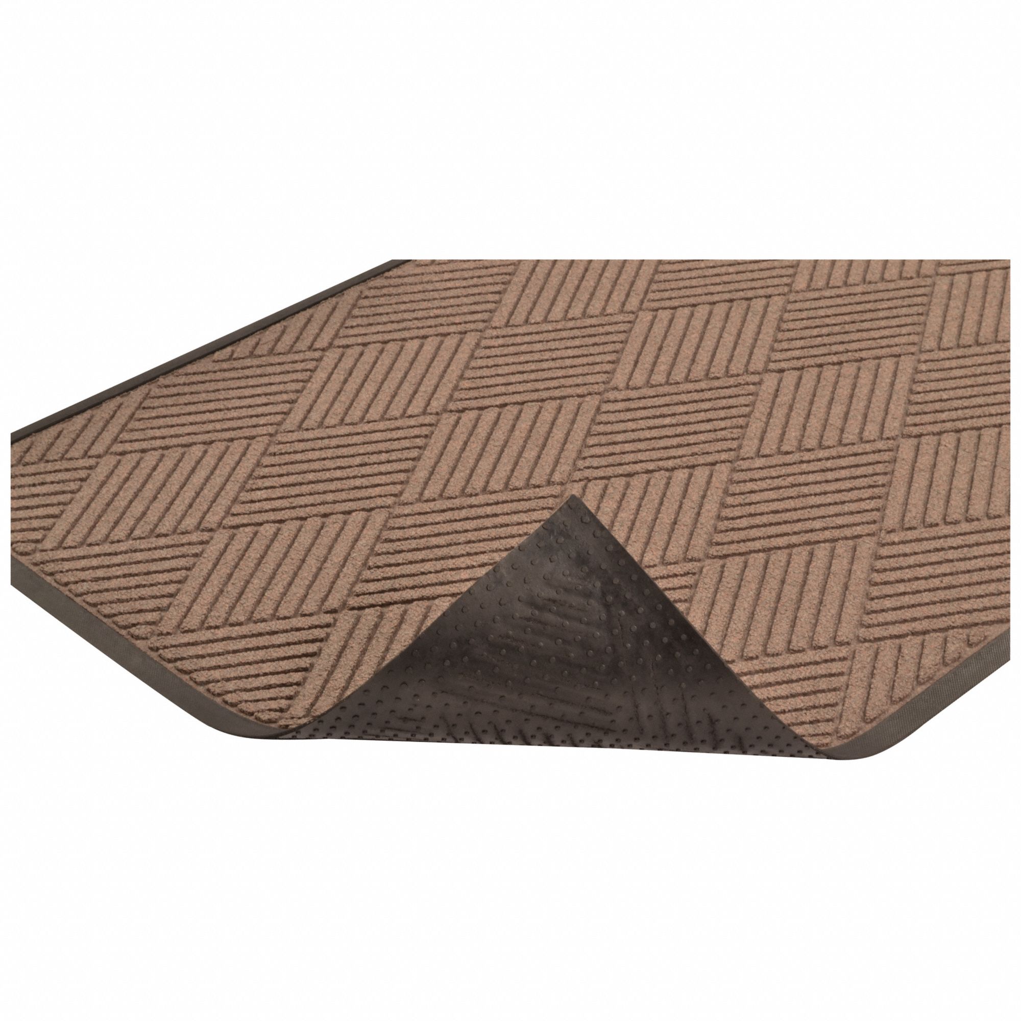CONDOR Entrance Mat: Diamond, Indoor, Heavy, 3 ft x 5 ft, 3/8 in Thick ...