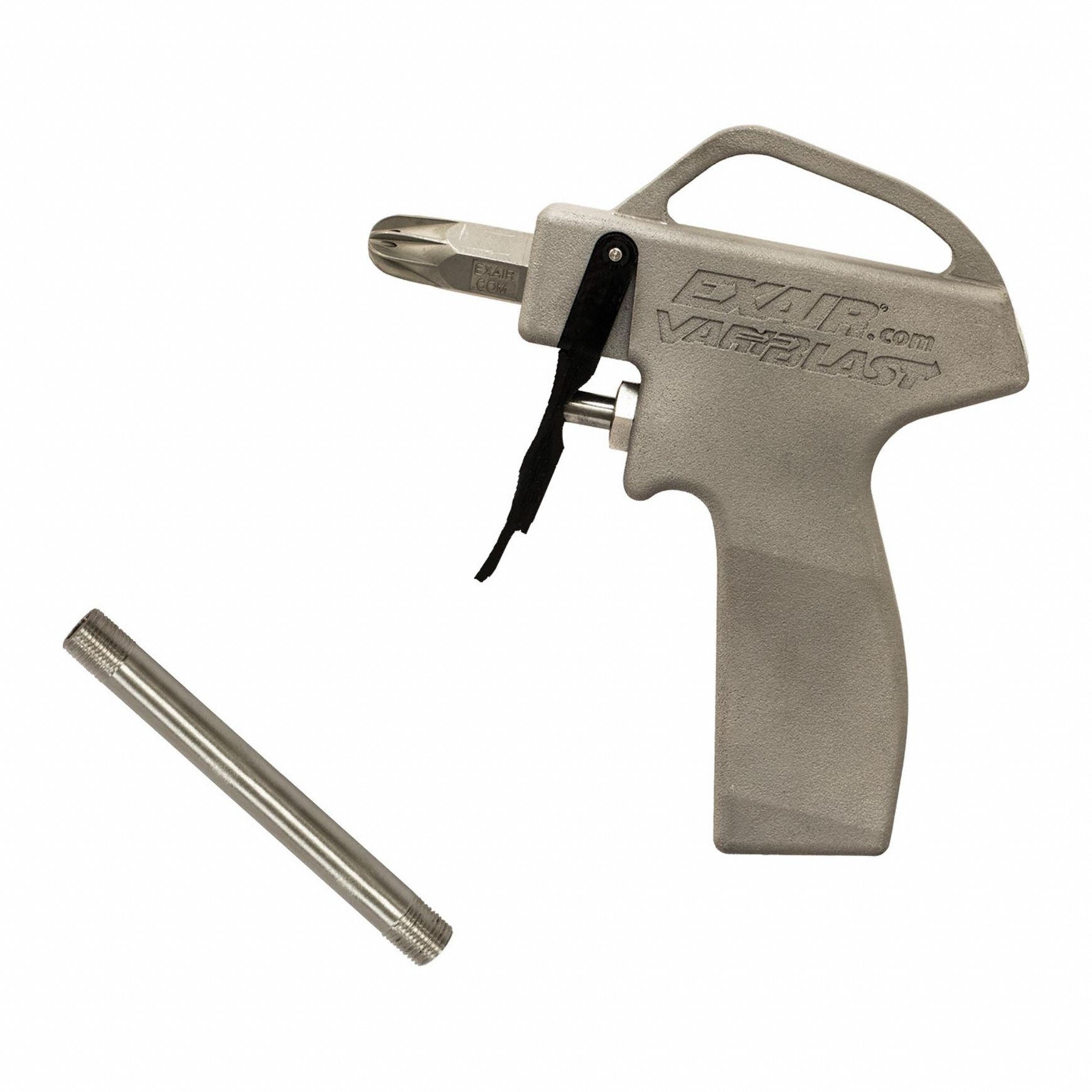 EXAIR, Cast Aluminum, 1/4 in Female NPT, Safety Air Gun with extension ...