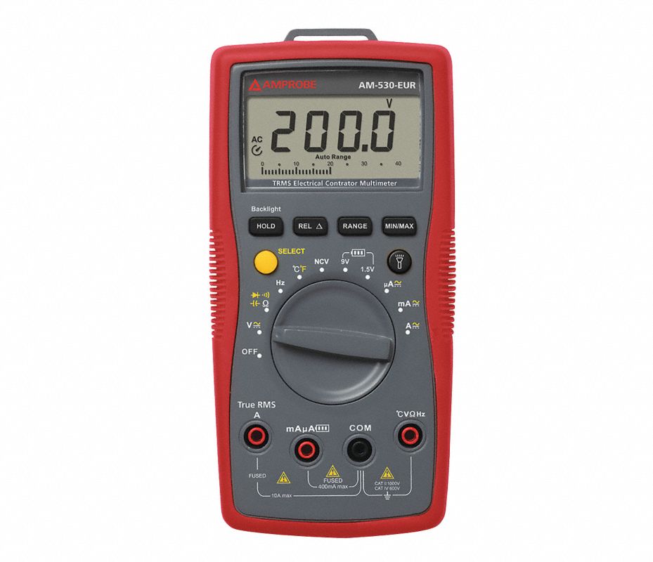 AMPROBE Multímetro Digital AM-500 600V 10A 4000 conteos - Multímetros ...