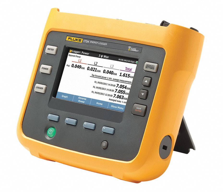 FLUKE Analizador de Calidad de Energía,1000VCA - Medidores de Energía y ...
