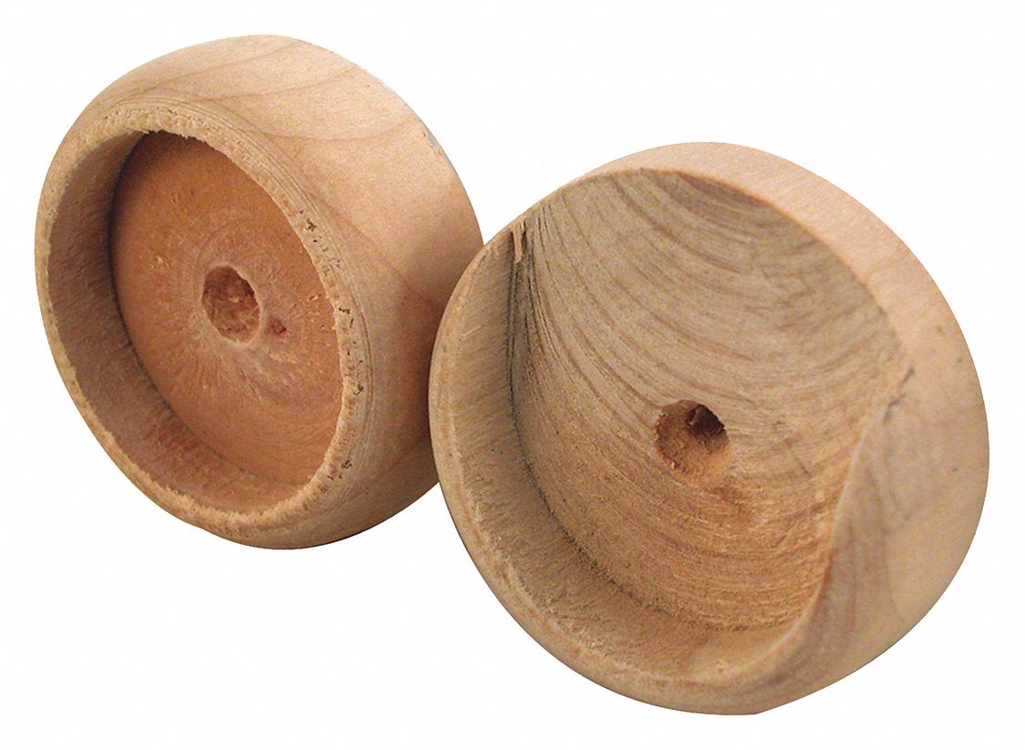 1 3/8 in Rod Dia, Wood, Closet Rod Sockets - 430W70|N 6794 - Grainger