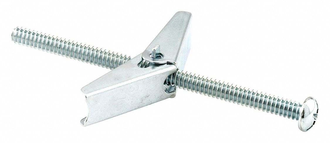Toggle Bolts,1/8x3",PK50 - Grainger