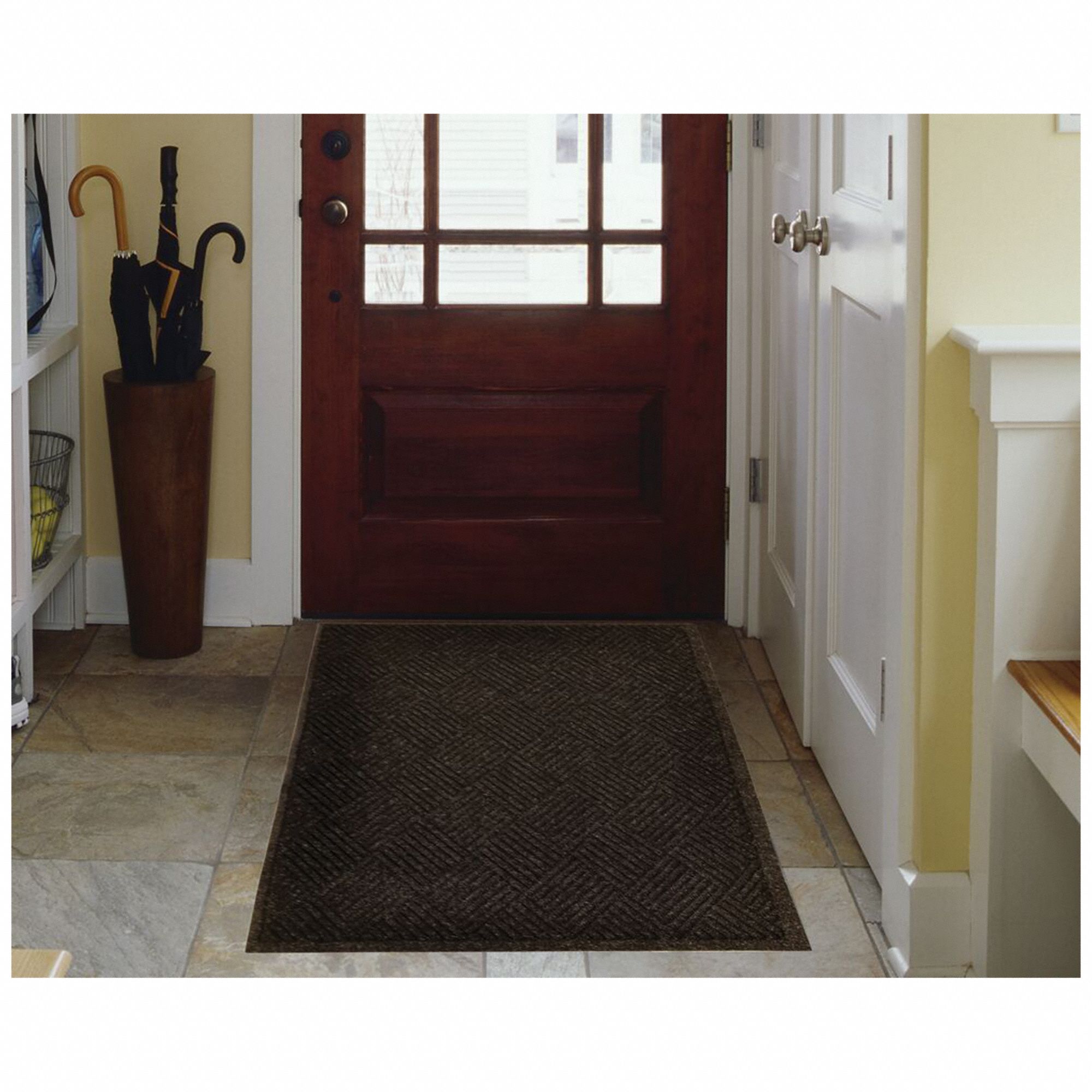 CONDOR Entrance Mat: Diamond, Outdoor, Heavy, 3 ft x 5 ft, 3/8 in Thick ...