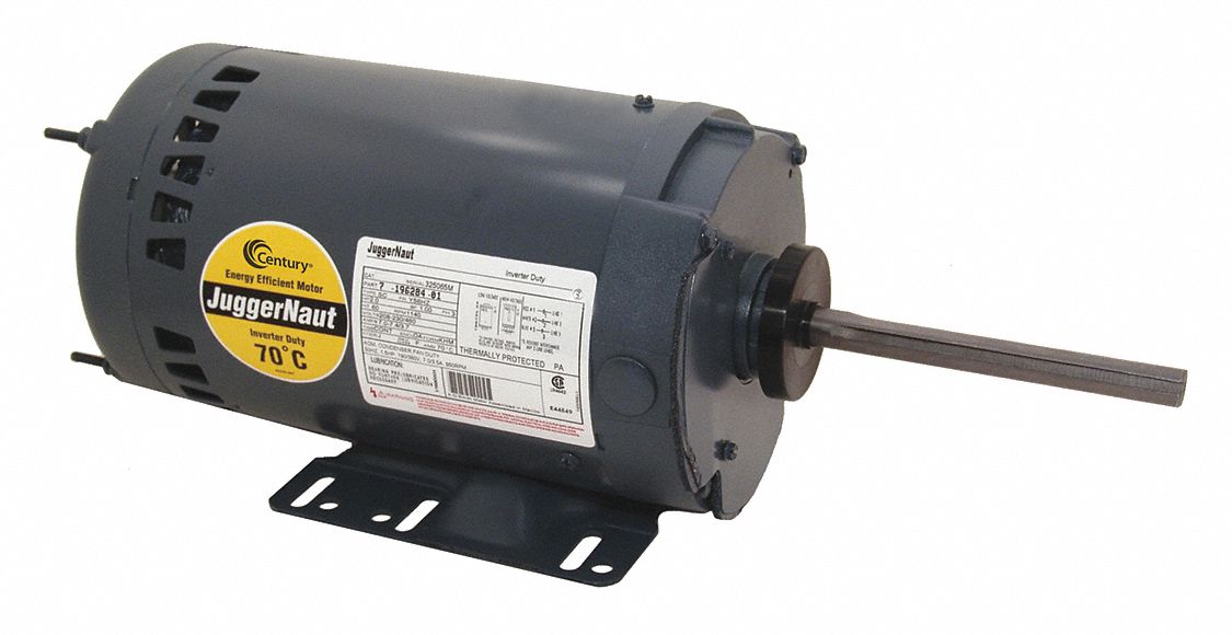 1 HP Condenser Fan Motor,3-Phase,1140 Nameplate RPM,208-230/460 Voltage ...