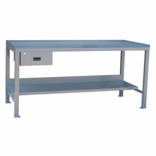 JAMCO Workbench, Steel, 30 in Depth, 35 in Height, 60 in Width, 3000 lb ...
