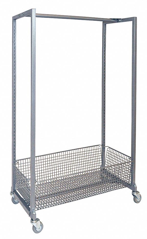 Rod Design (No ) Hooks, 4 Rods, Garment Rack - 16A708|DRR-36 - Grainger