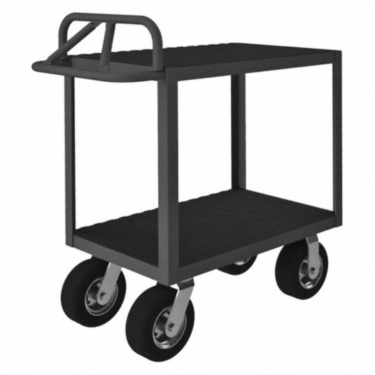 1,200 lb Load Capacity, 60 in x 24 in, Instrument Cart with Flush Metal ...