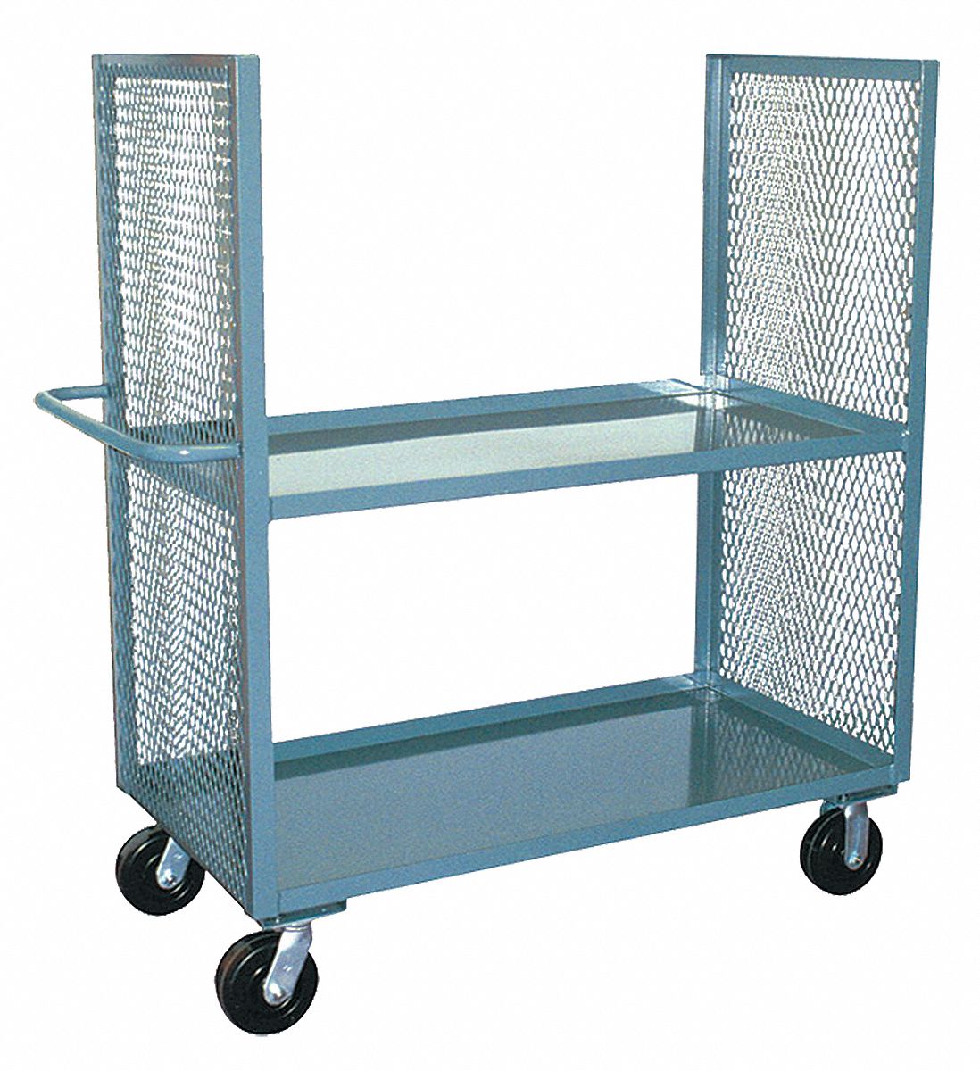 Stock Cart, 3000 lb, 2 Number of Shelves, 60 in x 24 in - Grainger