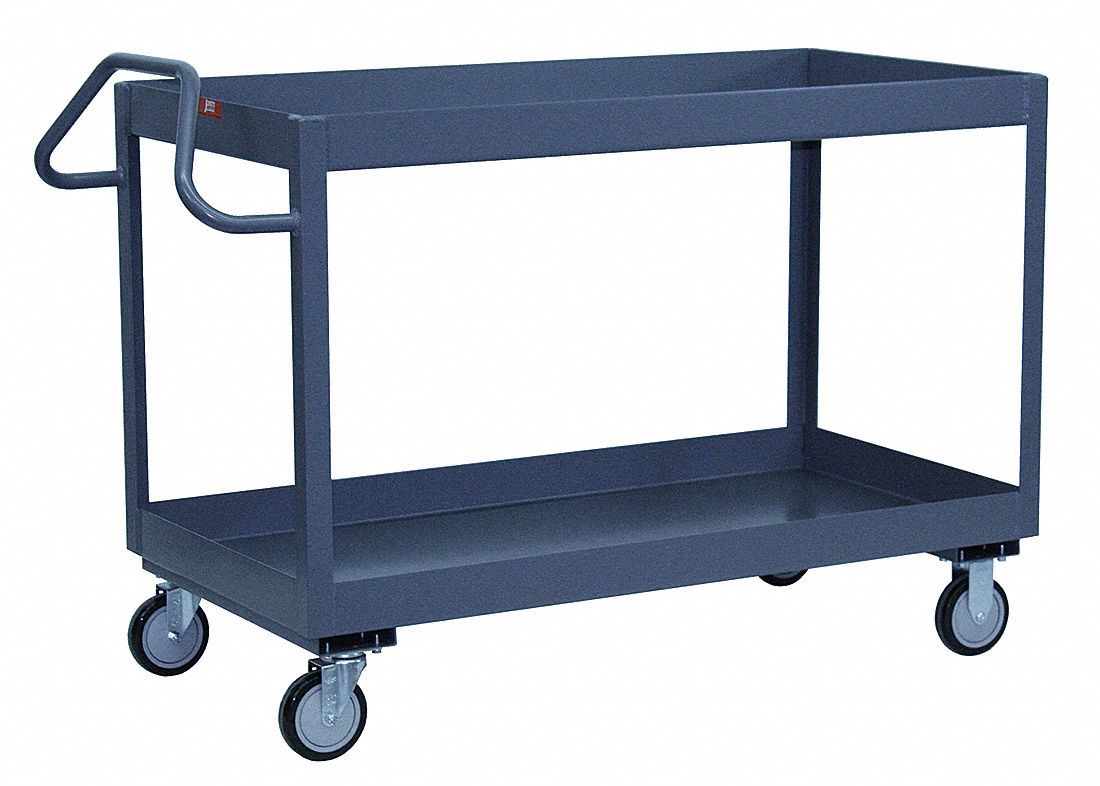 JAMCO, 1,200 lb Load Capacity, 48 in x 24 in, Utility Cart with Deep ...