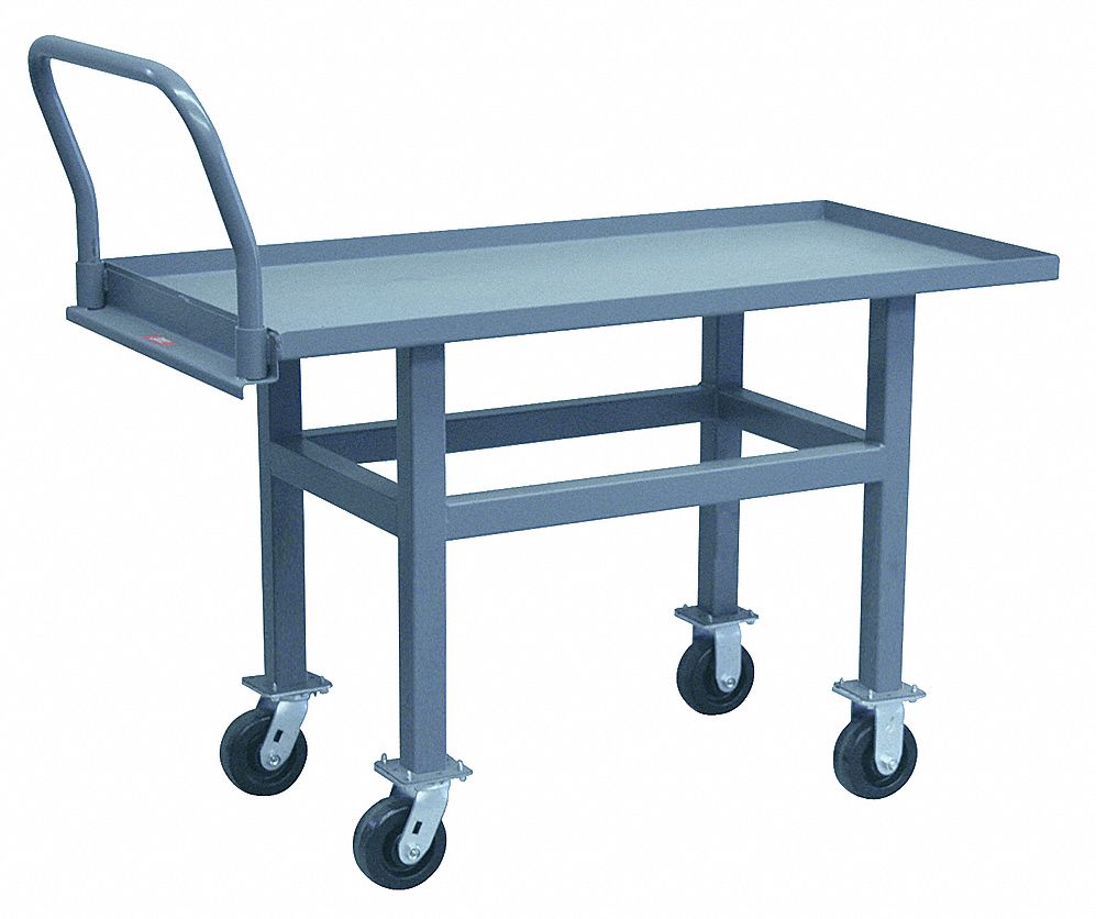 JAMCO, 2,000 lb Load Capacity, 48 in x 24 in x 25 in, Work-Height Steel ...