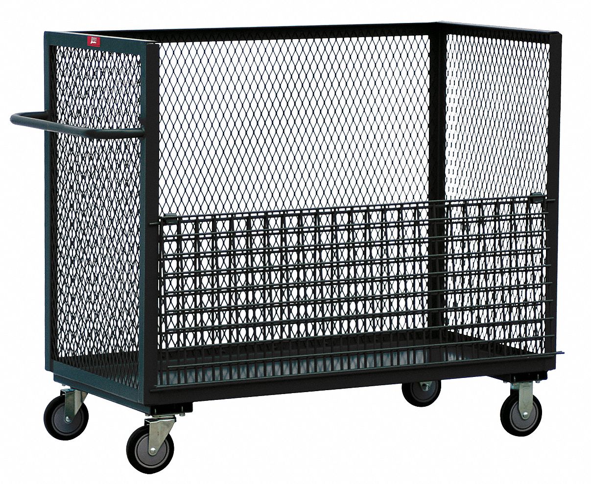 JAMCO, 1,200 lb Load Capacity, 54 in x 31 in x 44 in, Drop-Gate Box ...