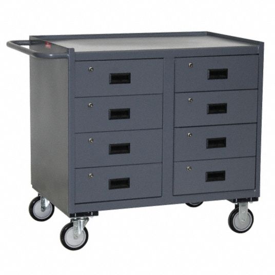 JAMCO, 42 in x 25 in, Steel, Mobile Cabinet Workbench - 16C296 ...