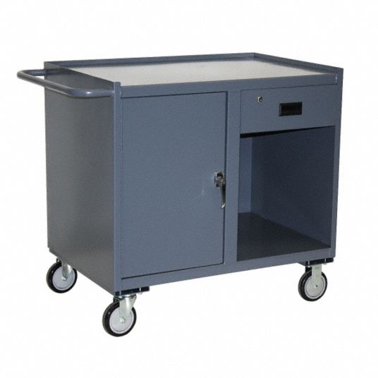 JAMCO, 42 in x 27 in, Steel, Mobile Cabinet Workbench - 16C298 ...