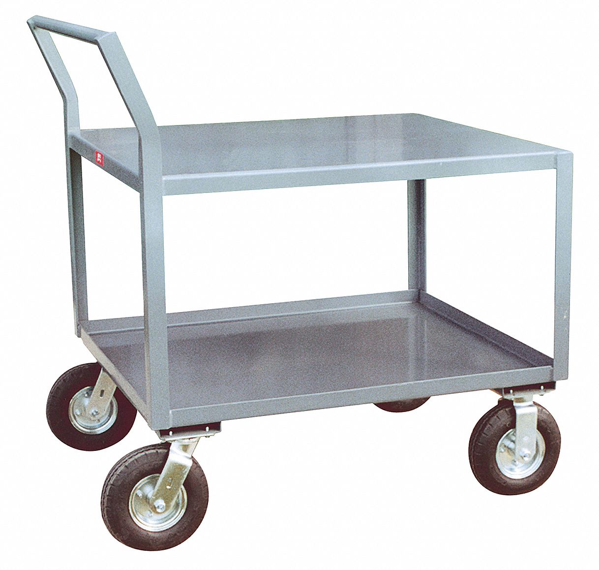 JAMCO, 1,200 lb Load Capacity, 2 Shelves, Low-Profile Utility Cart with ...