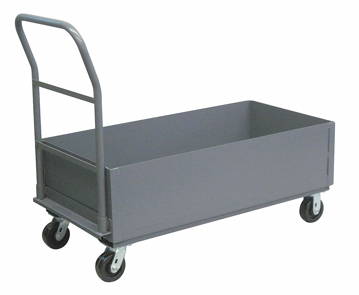 Deep Box Platform Truck, 2000 lb Load Capacity - Grainger