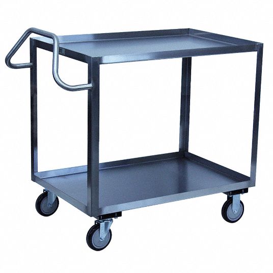 JAMCO, 1,200 lb Load Capacity, 2 Shelves, Corrosion-Resistant Utility ...