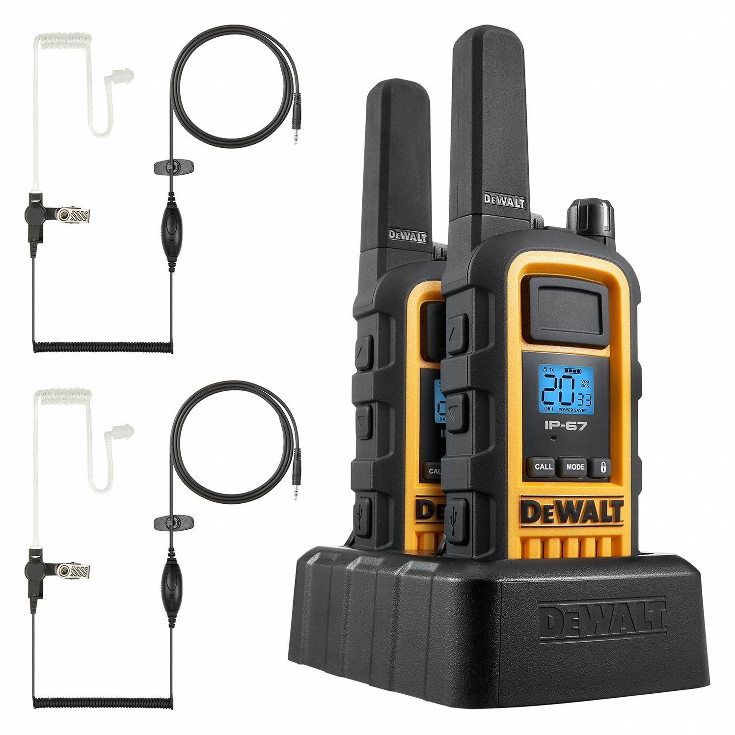 DEWALT, DXFRS800 Series, FRS/GMRS, Handheld Two Way Radio - 807RX2 ...