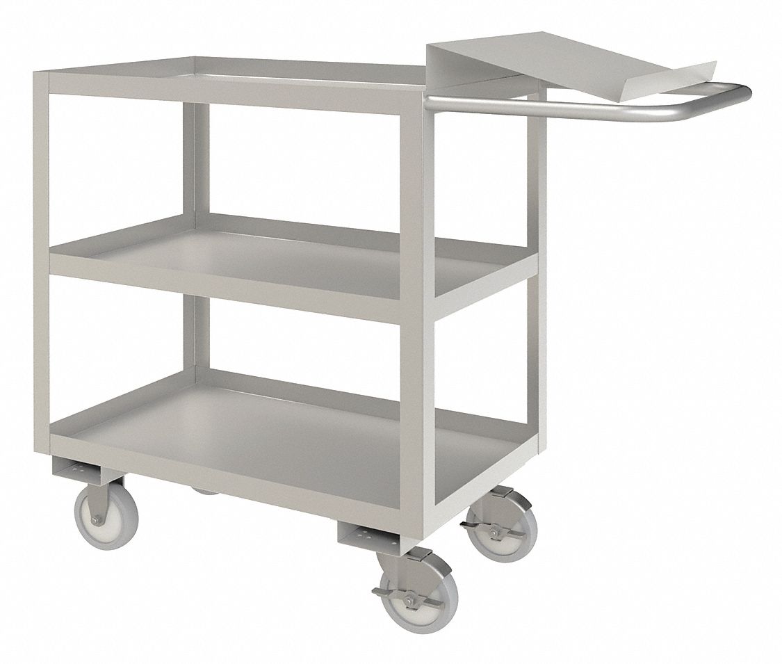 DURHAM MFG, 30 in x 18 in, Corrosion-Resistant Order-Picking Utility ...