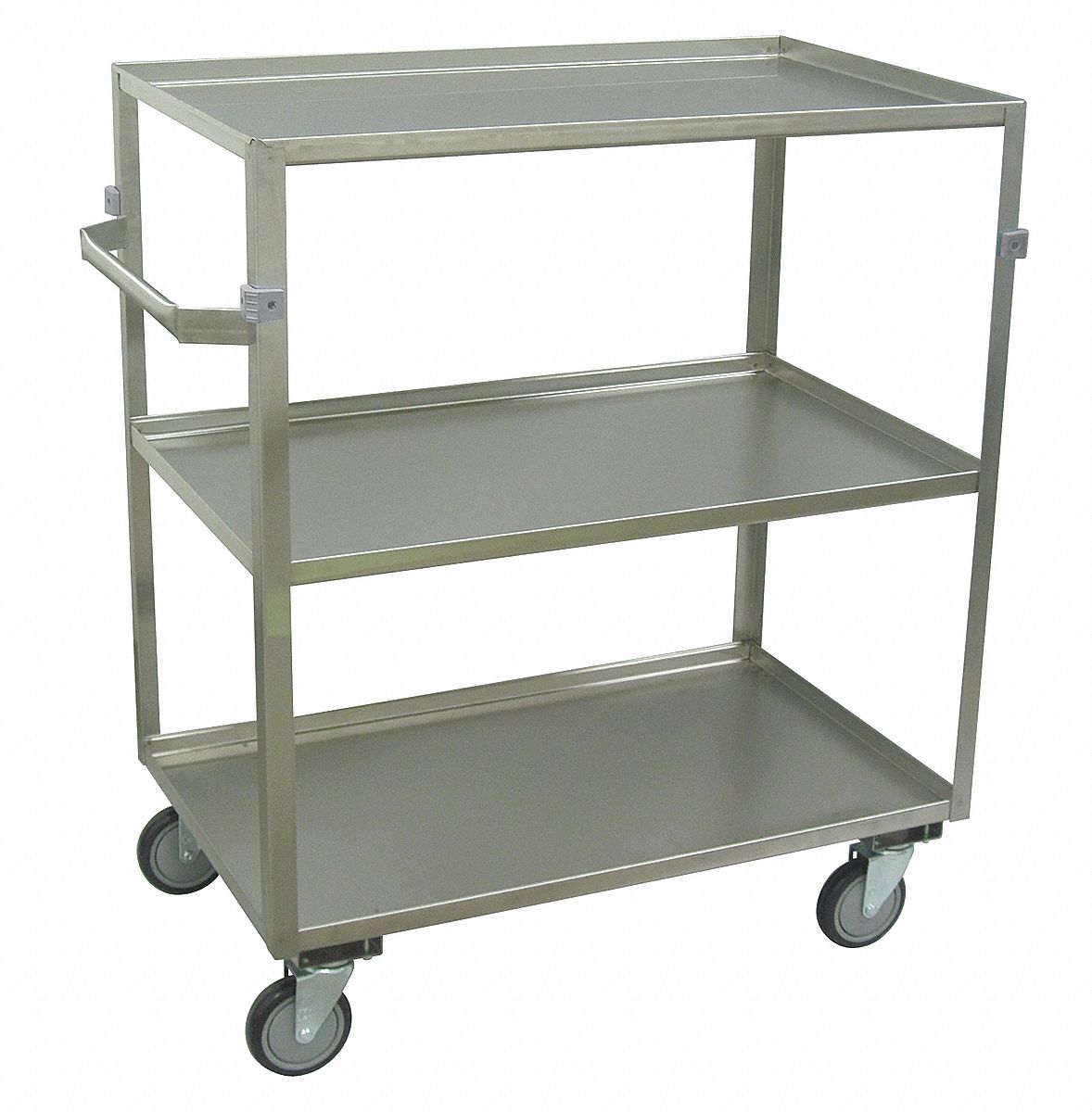 Supply Cart, 600 lb, 3 Number of Shelves, 36 in x 22 in - Grainger