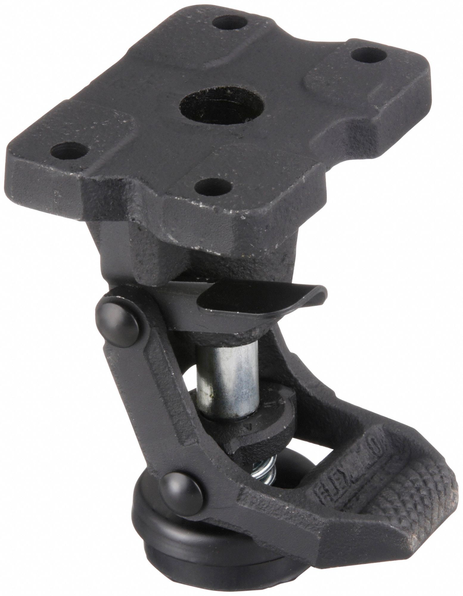 For 6 in Wheel Dia, 6 3/8 in Floor Lock Retracted Ht, Floor Lock ...